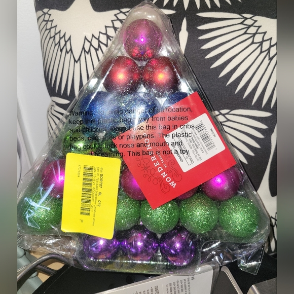 Wondershop | Holiday | Wondershop Multi Color Mini 24ct Ornament Set ...